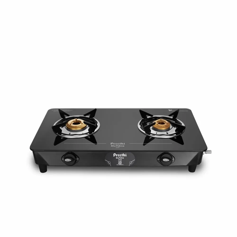 Preethi Zeal Plus Glass Top Gas Stove - Preethi | ShopRMC | Shoprmc